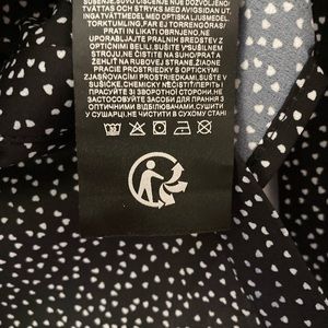 Royal Monk | Tops | Bespeckled And Bespoke Tieneck Blouse Heart Polka ...